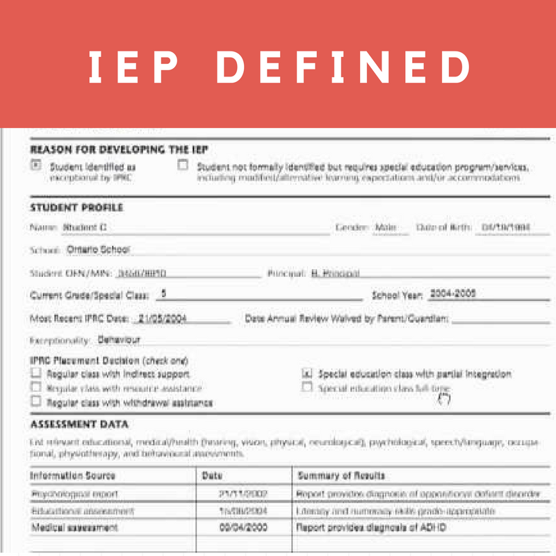 What Is an IEP? - California Special Needs Law Group